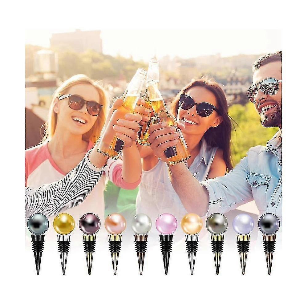 20pieces Blank Stopper With Threaded Post Metal Wine Stopper Inserts ...