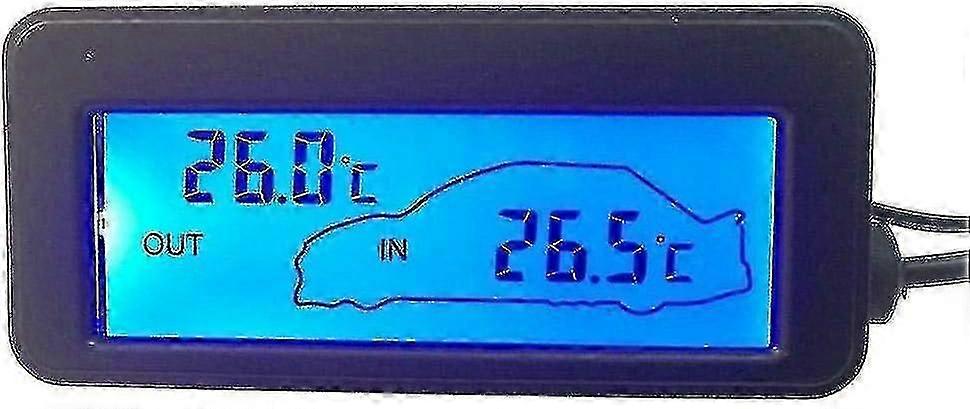 Car Interior And Exterior Thermometer Dc12v Digital Thermometer Car ...