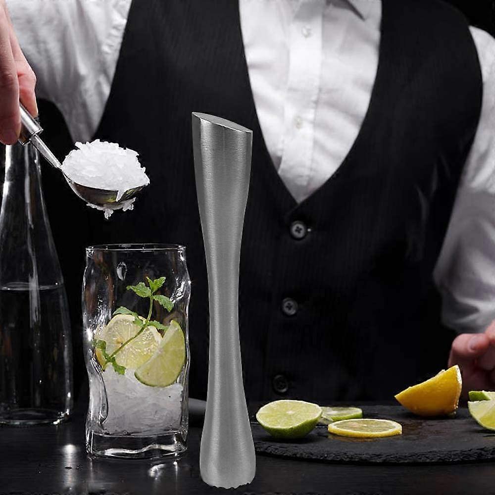 Cocktail Pestle Made of Stainless Steel, Ice Chopper Lemon Masher Bar ...