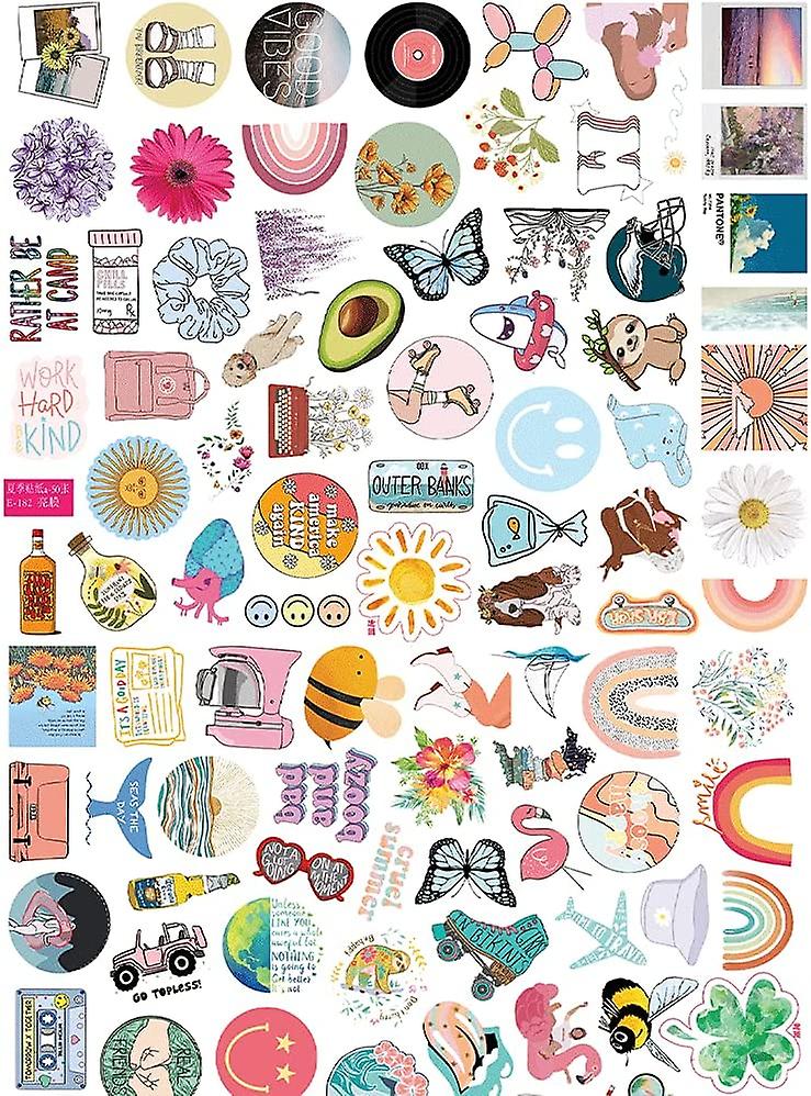 400 Pcs Water Bottle Stickers Pack For Hydroflask,aesthetic Vinyl ...