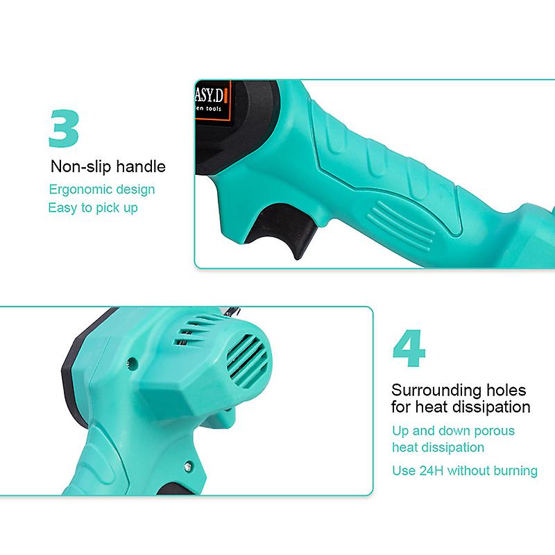 Mini Pruning Saw 4 inch Rechargeable Garden Logging Chain Saw Hand-held ...