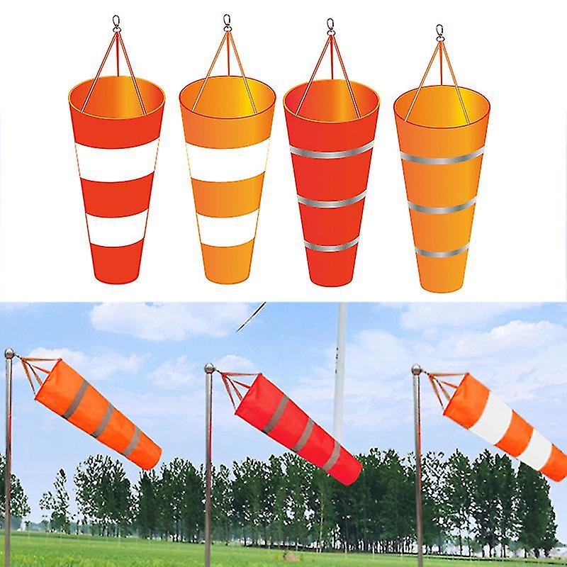 60/80/100cm Reflective Windsock Outdoor Airport Wind Direction ...