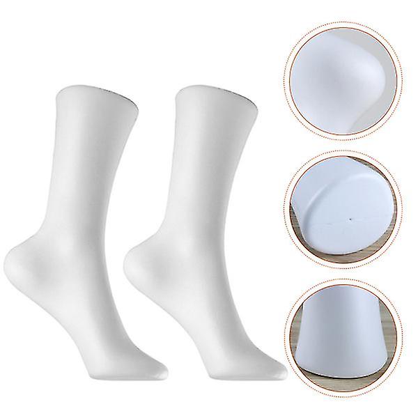 2pcs Foot Sock Mannequin Foot Mold Woman Sock Display Mannequin Feet ...