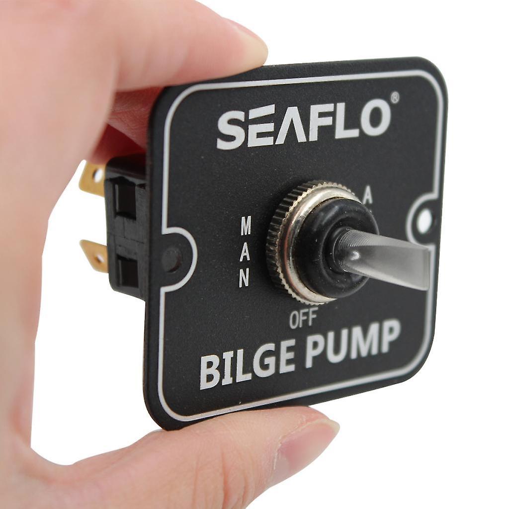 Seaflo 2-way Bilge Pump Switch Panel Automatic-off-manual 12v 24v ...