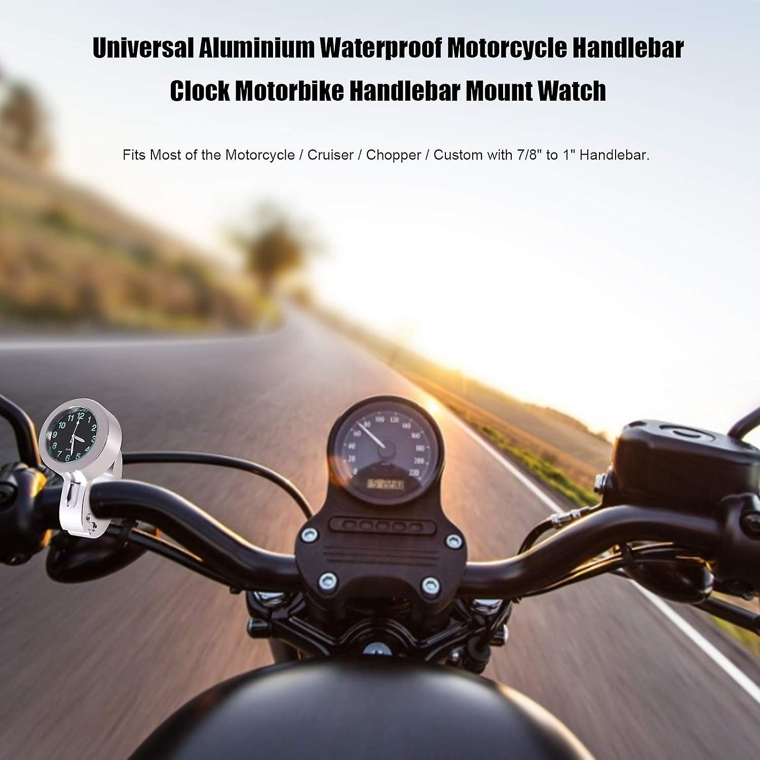 Waterproof Motorcycle Handlebar Clock Watch,Digital Velo Clock ...