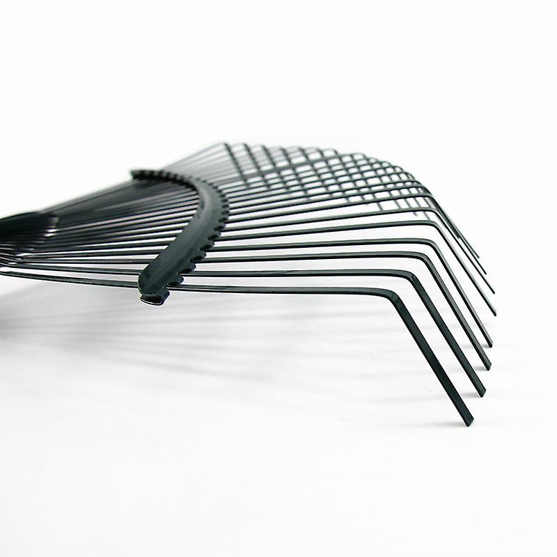 Grass rake 22 teeth rake wooden handle dead leaf rake steel wire grass ...