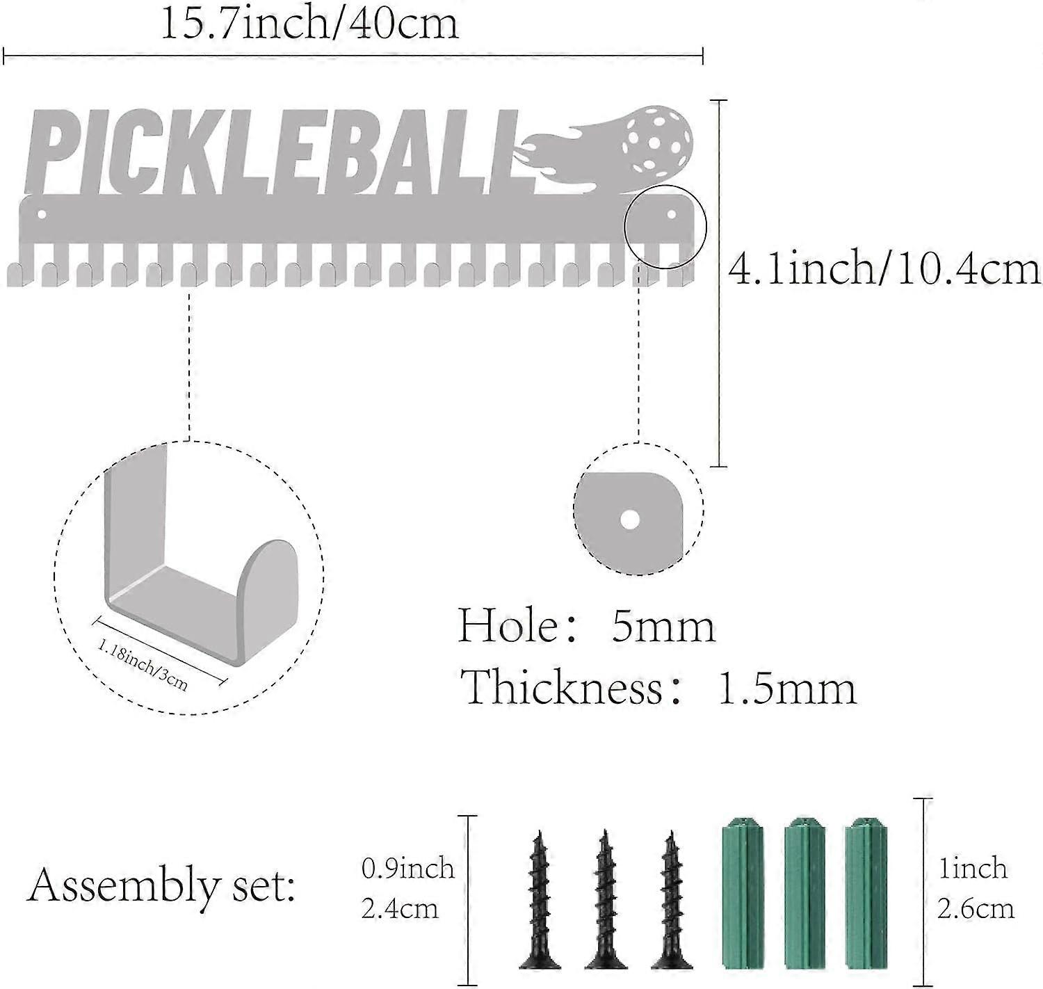 Pickleball Medal Hanger Display Sports Medal Holder Display Award Metal ...