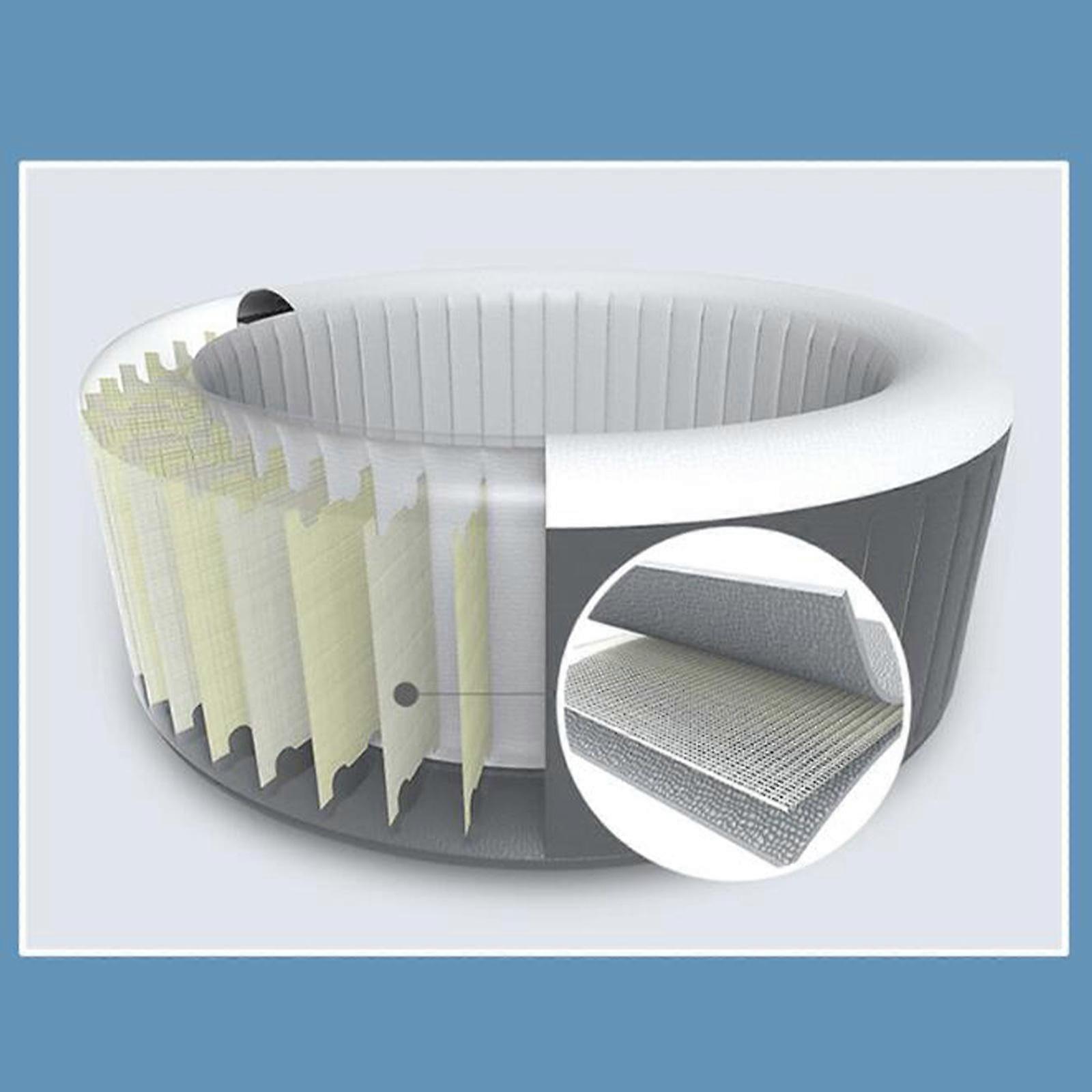 Inflatable Hot Tub 2 to 4 Person Portable Inflatable SPA Outdoor Hot ...