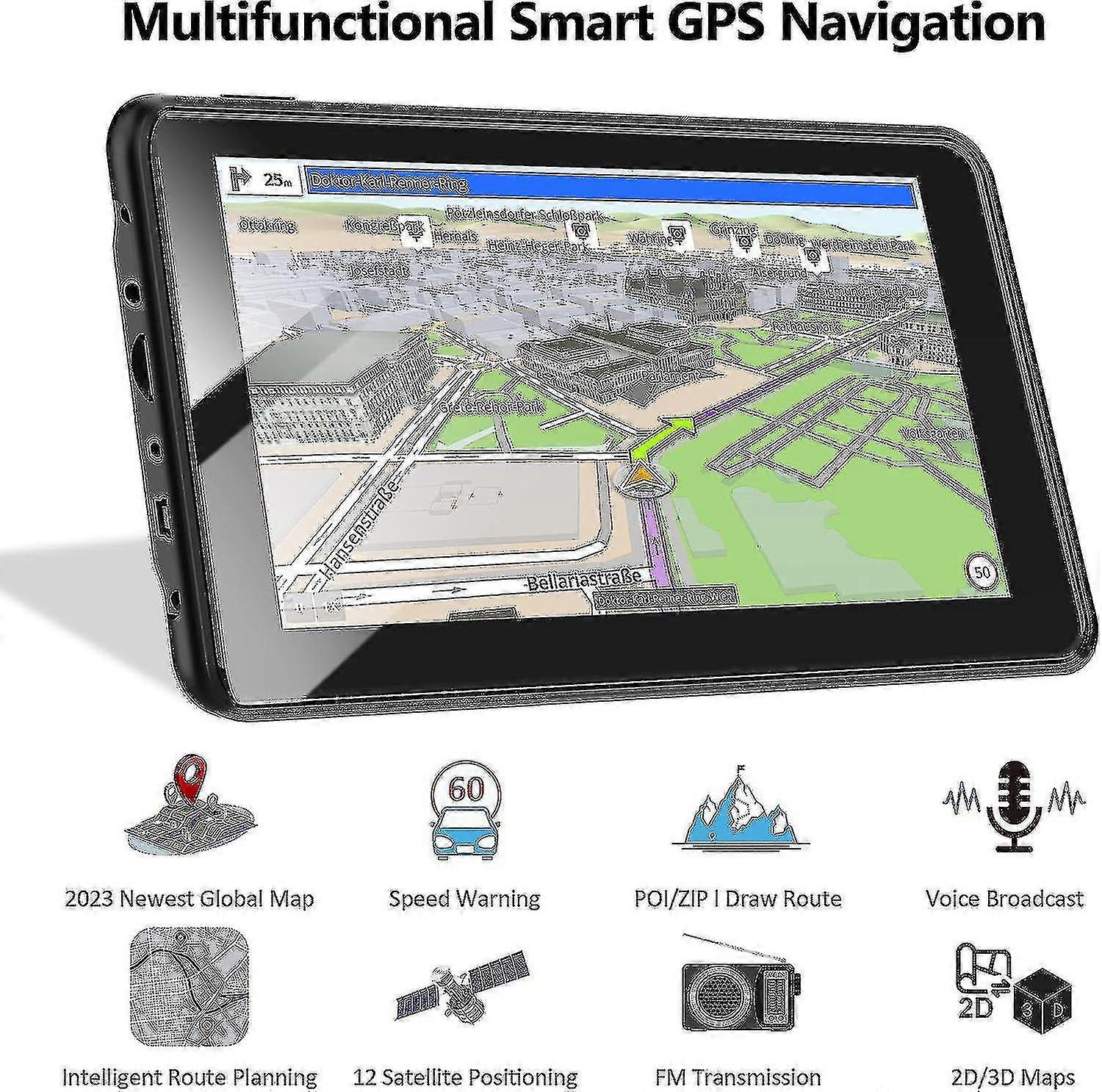 2023 Newest Gps Navigation For Truck Car,7 Inch 2.5d Screen,commercial ...
