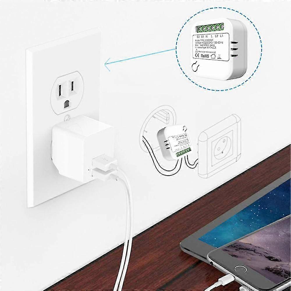 Homekit Smart Wifi Switch 2-way Double Switch Mini Smart Breaker Alexa ...