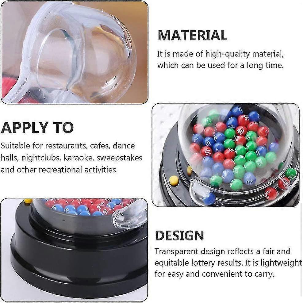 Electric Shake Lucky Ball Machine Lottery Machine Portable Bingo ...