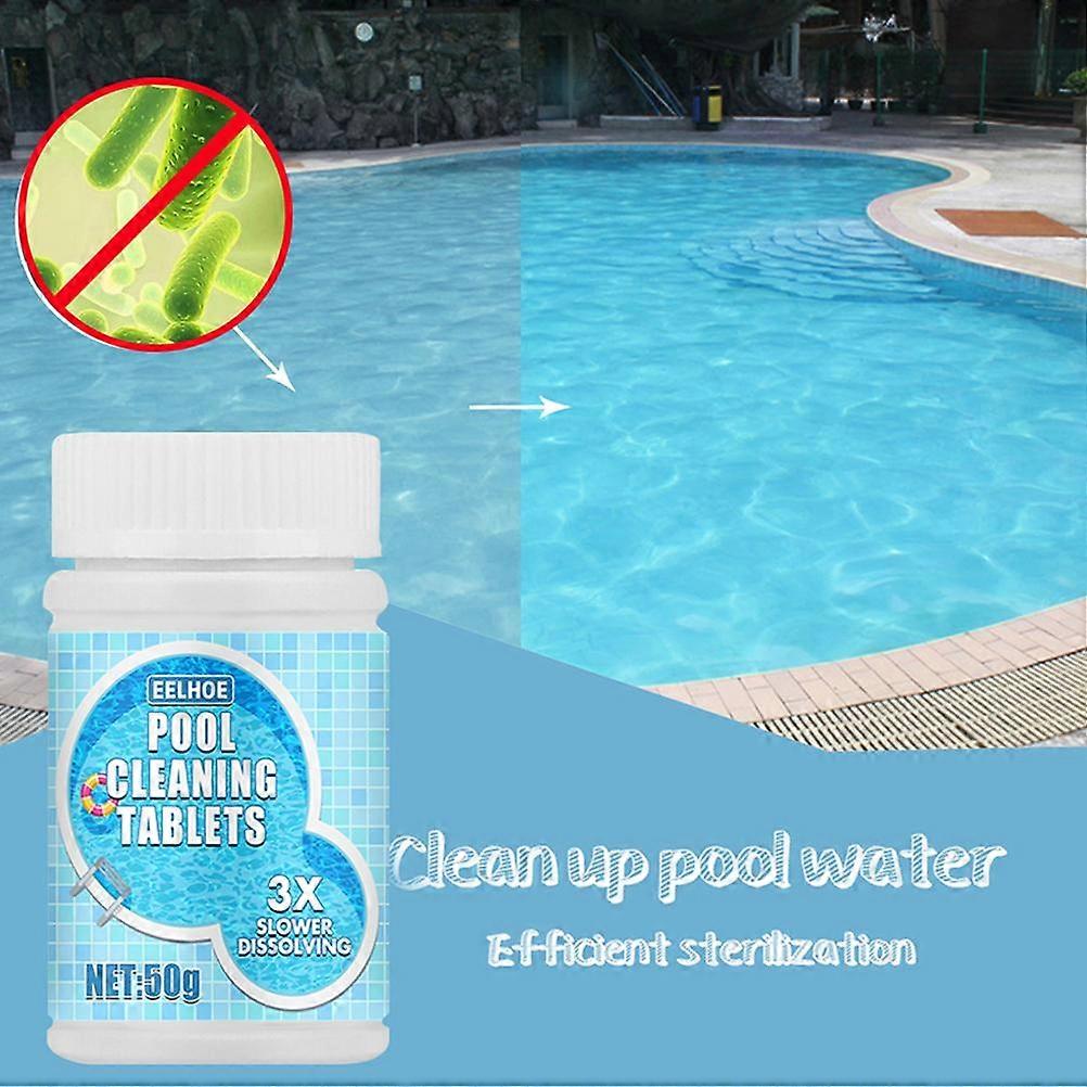 Chlorové tablety pro bazén, 100ks chlorové tablety do vířivky, chlórové ...