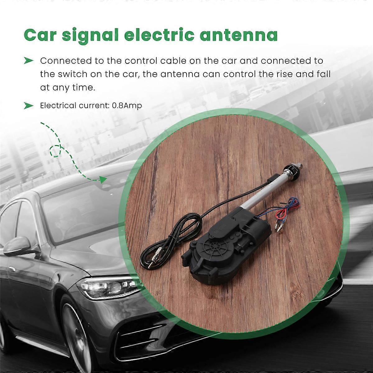 Universal Electric Power Automatic Antenna Car SUV AM & FM Radio Mast ...