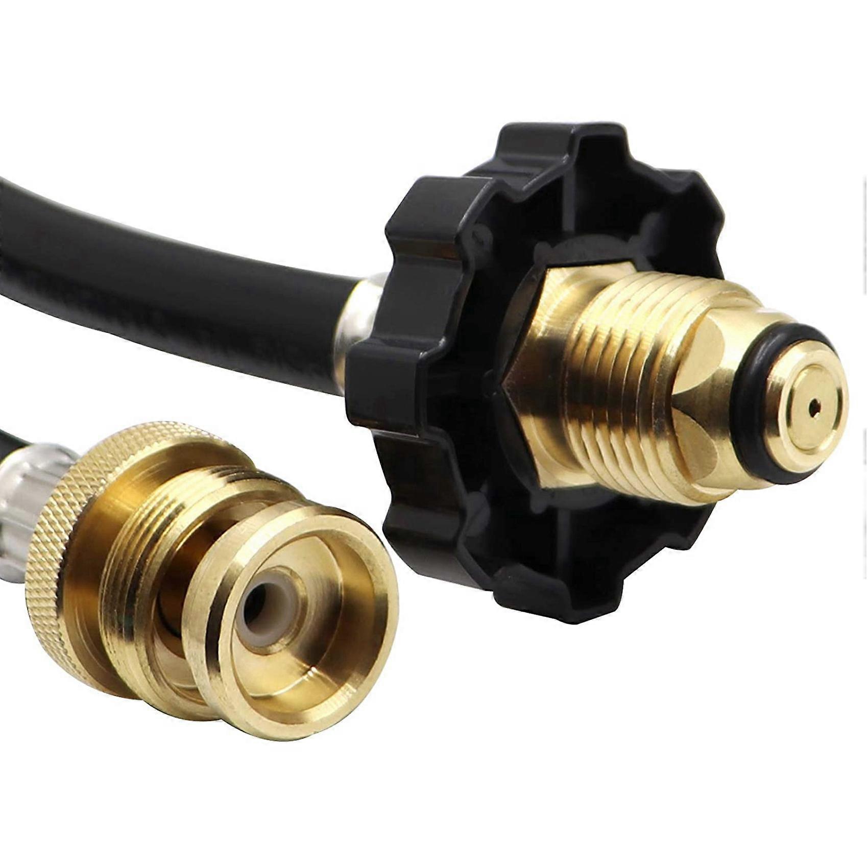 2 Pack 6FT Propane Adapter Hose 1Lb to 20Lb,POL Male Connection Hose ...
