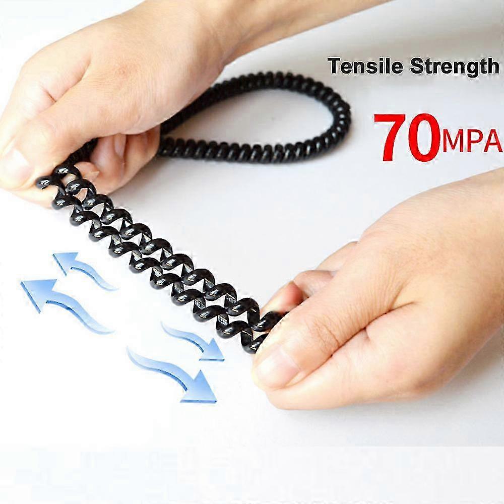 Black E Bike Cable Organizer Spiral Bicycle Cable Protector E Scooter ...