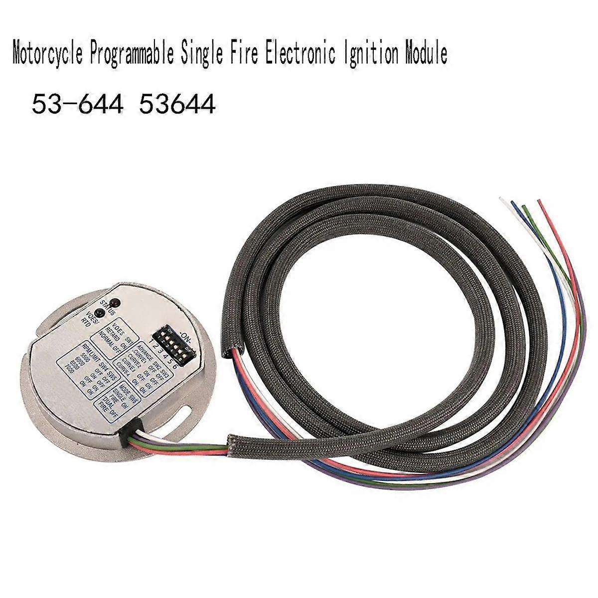 53-644 Motorcycle Programmable Single Fire Electronic Ignition Module ...