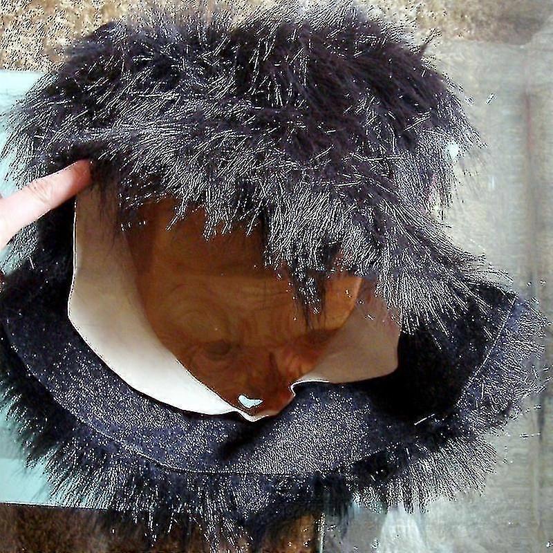 Bat Monster Demon Mask Headgear Long Hair Animal Scary Latex Halloween ...