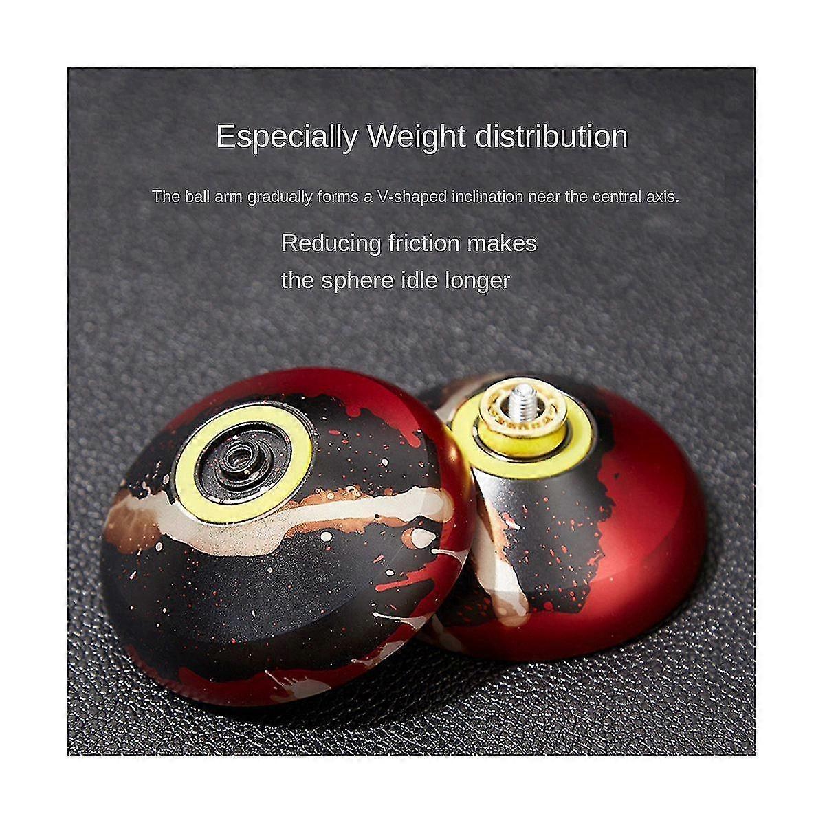 Professional Yoyo Alloy Unresponsive Yoyo 10 Ball Bearing Yoyo Beginner ...