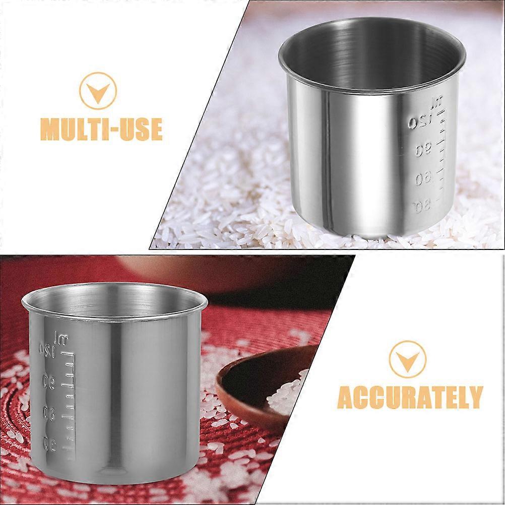2pcs Rice Measuring Cup Stainless Steel Measuring Cups Durable ...