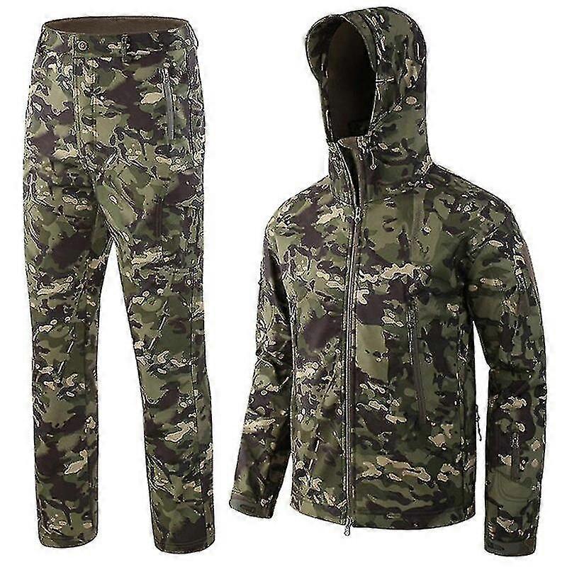 Brand Newtad Tactical Softshell Camouflage Set Men Army Windbreaker ...