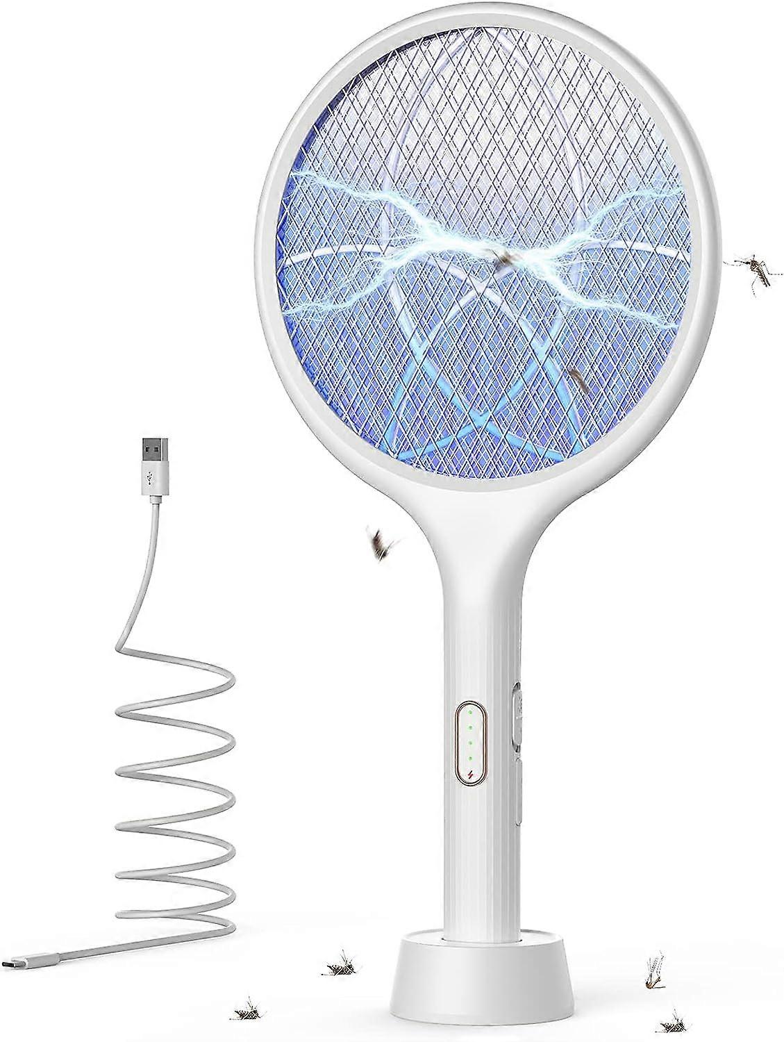 Electric Insect Racket, 4000V 1500mAh Rechargeable Electric Mosquito ...