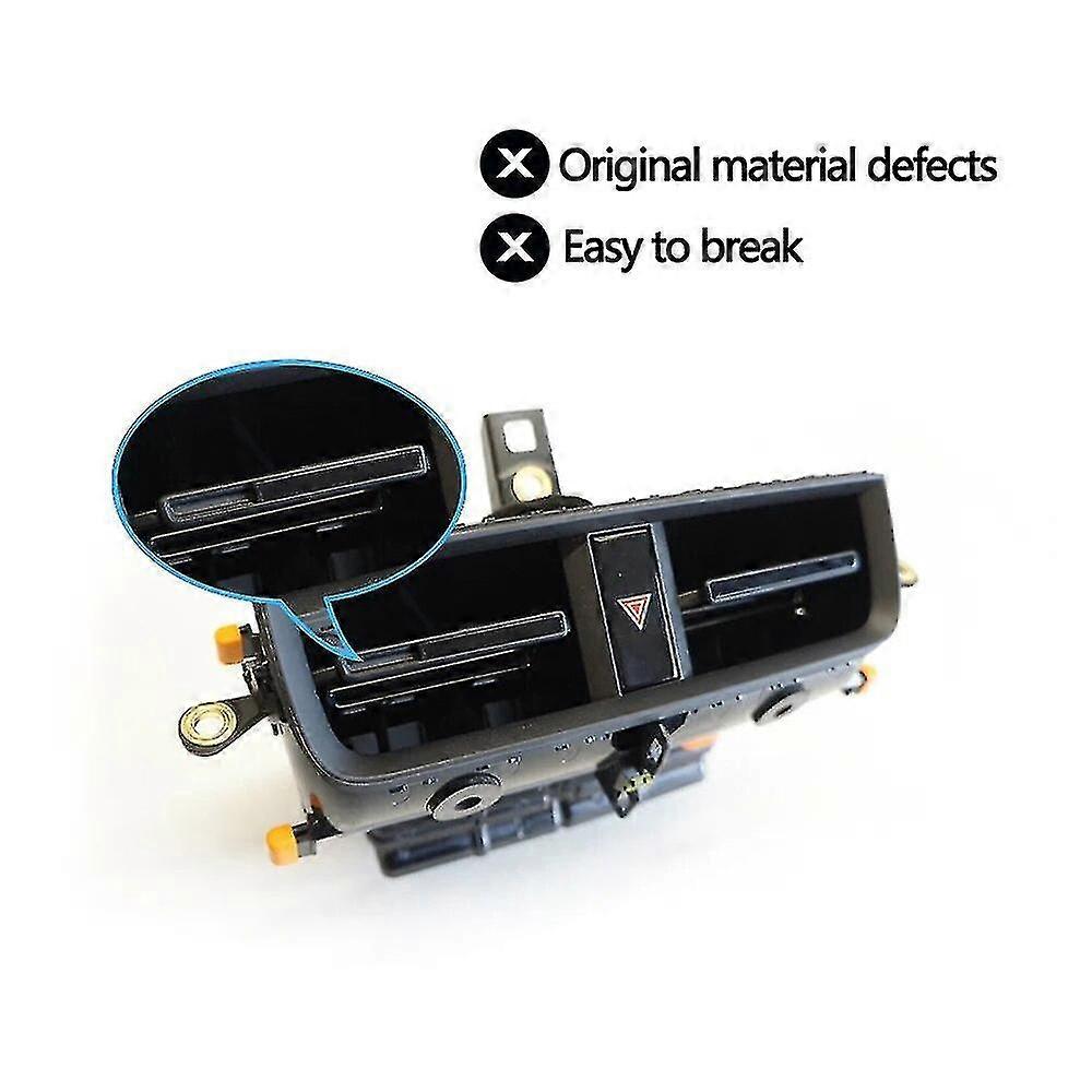 Car Front Air Conditioning Middle Ac Vent Grille Center Air Vent Trim ...