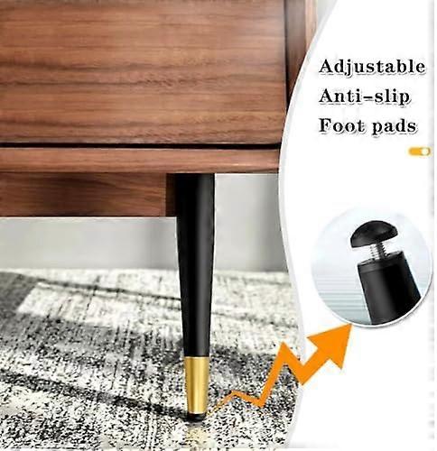 Adjustable Metal Furniture Legs Set of 4 Replacement Table Legs for ...