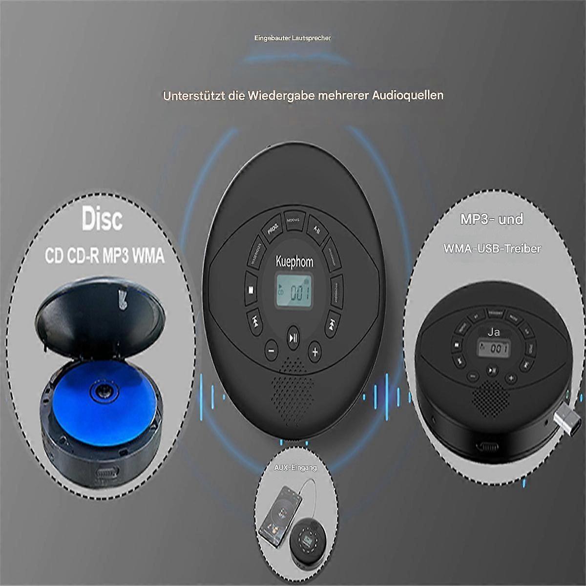 Cross-border cd player portable cd walkman english repeater mp3 music ...