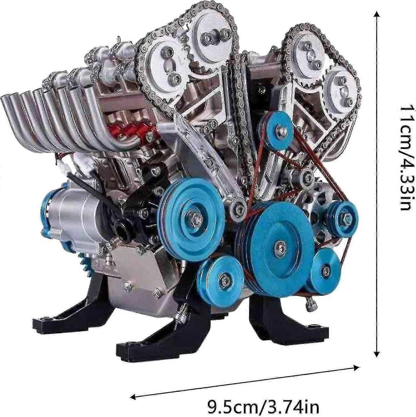 Engine Model Desktop Engine, 8-cylinder-inline Car Engine Model ...