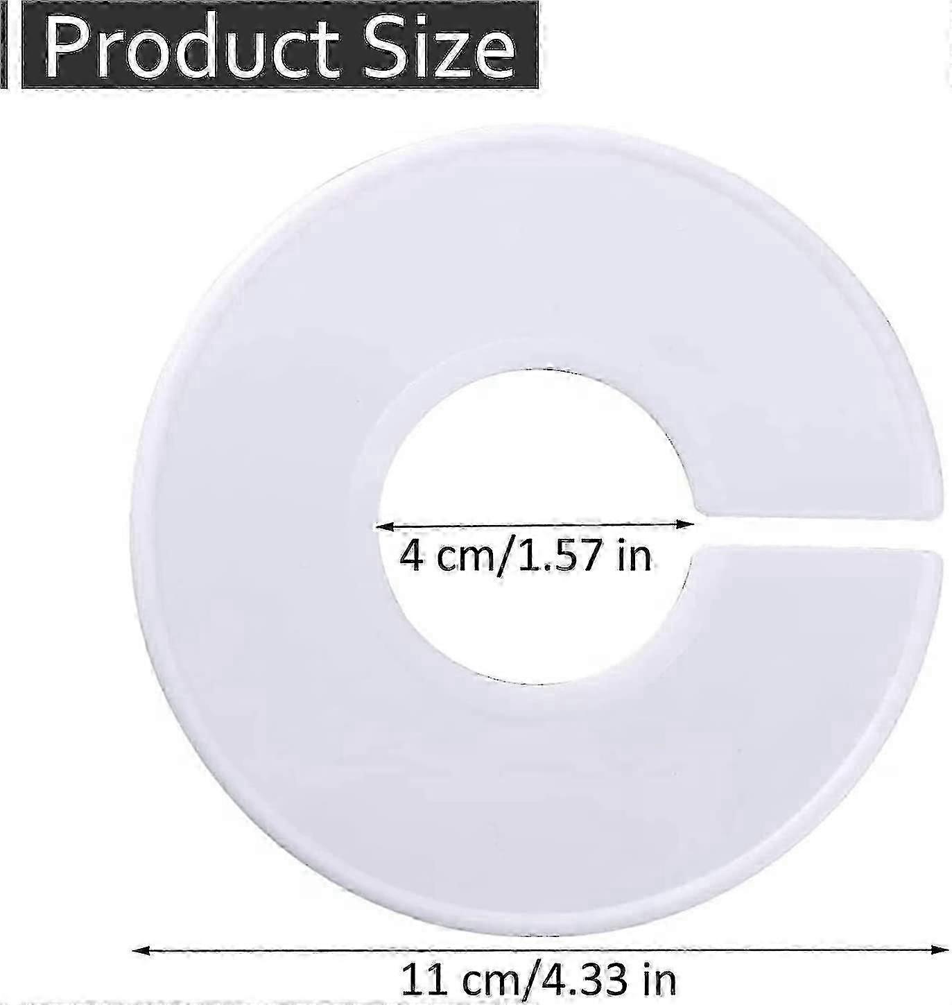 20 Pieces Round Clothes Rack Dividers Rack Divider Hangers Closet ...