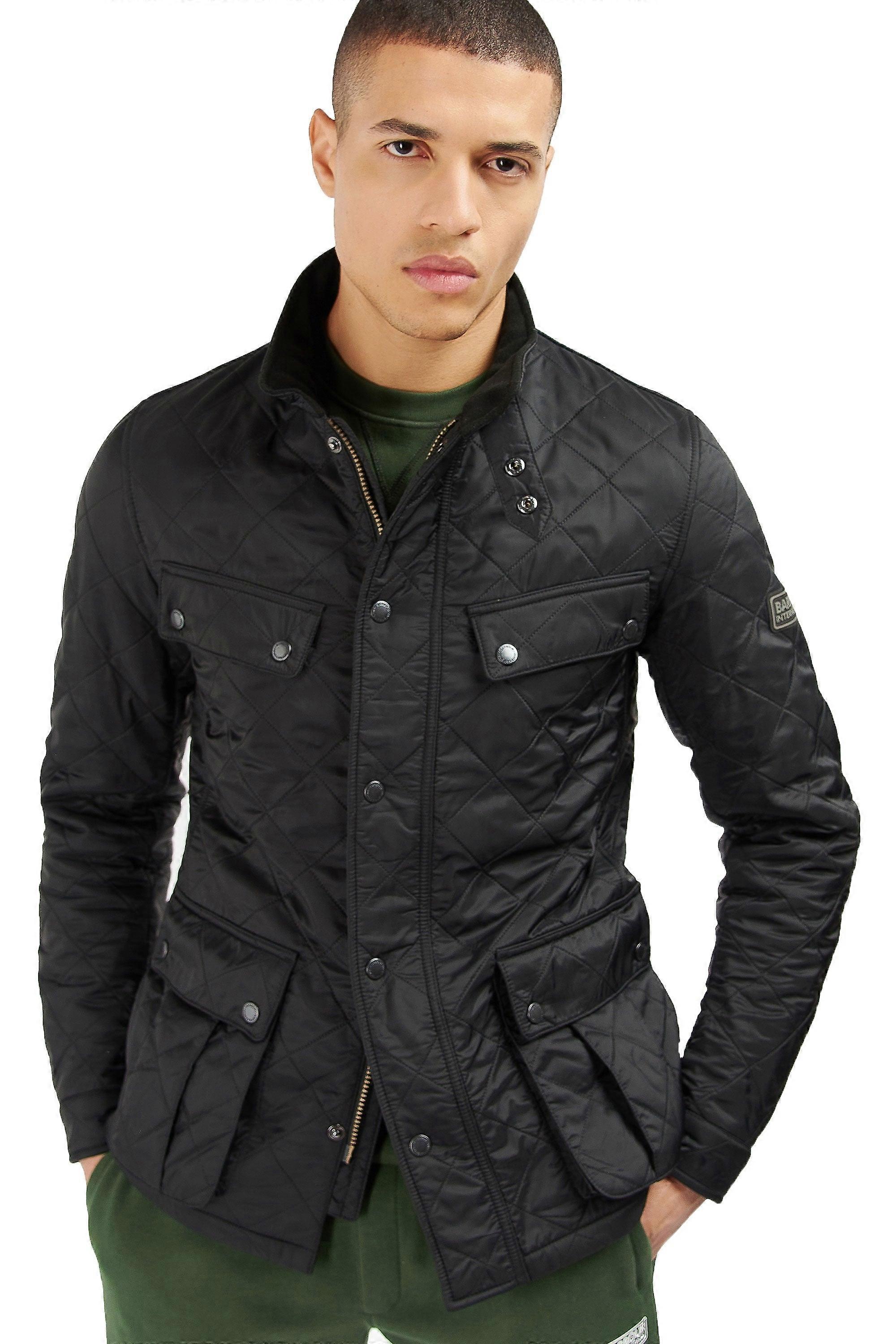 Barbour International Tourer Ariel Polarquilt Jacket Black | Fruugo UK