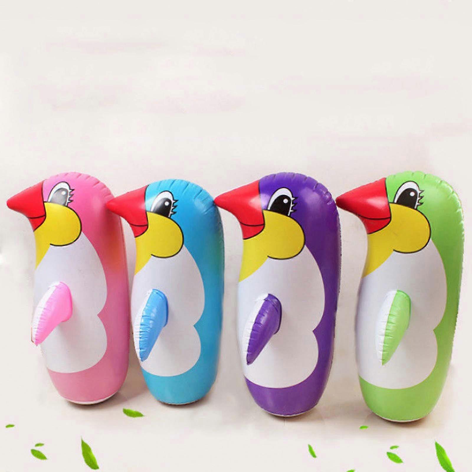 36cm/45cm/70cm PVC Inflatable Toy for Creative Lifelike Cartoon Penguin Tumbler for Children ...