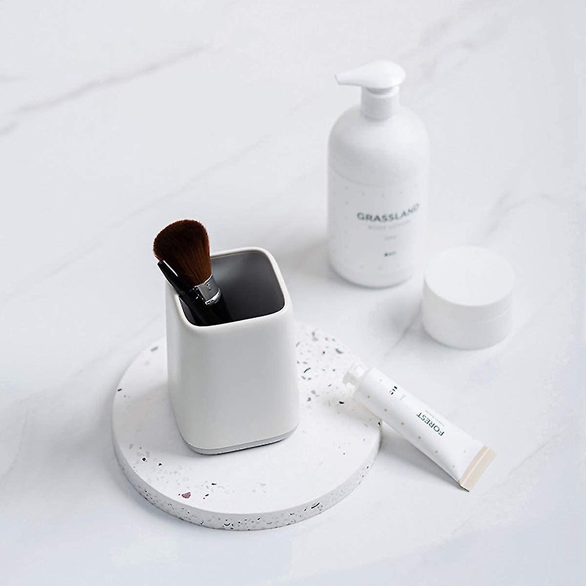 2 Pack Desk Pen Holder,two-tone Cute Pen Cup Makeup Brush Holder ...