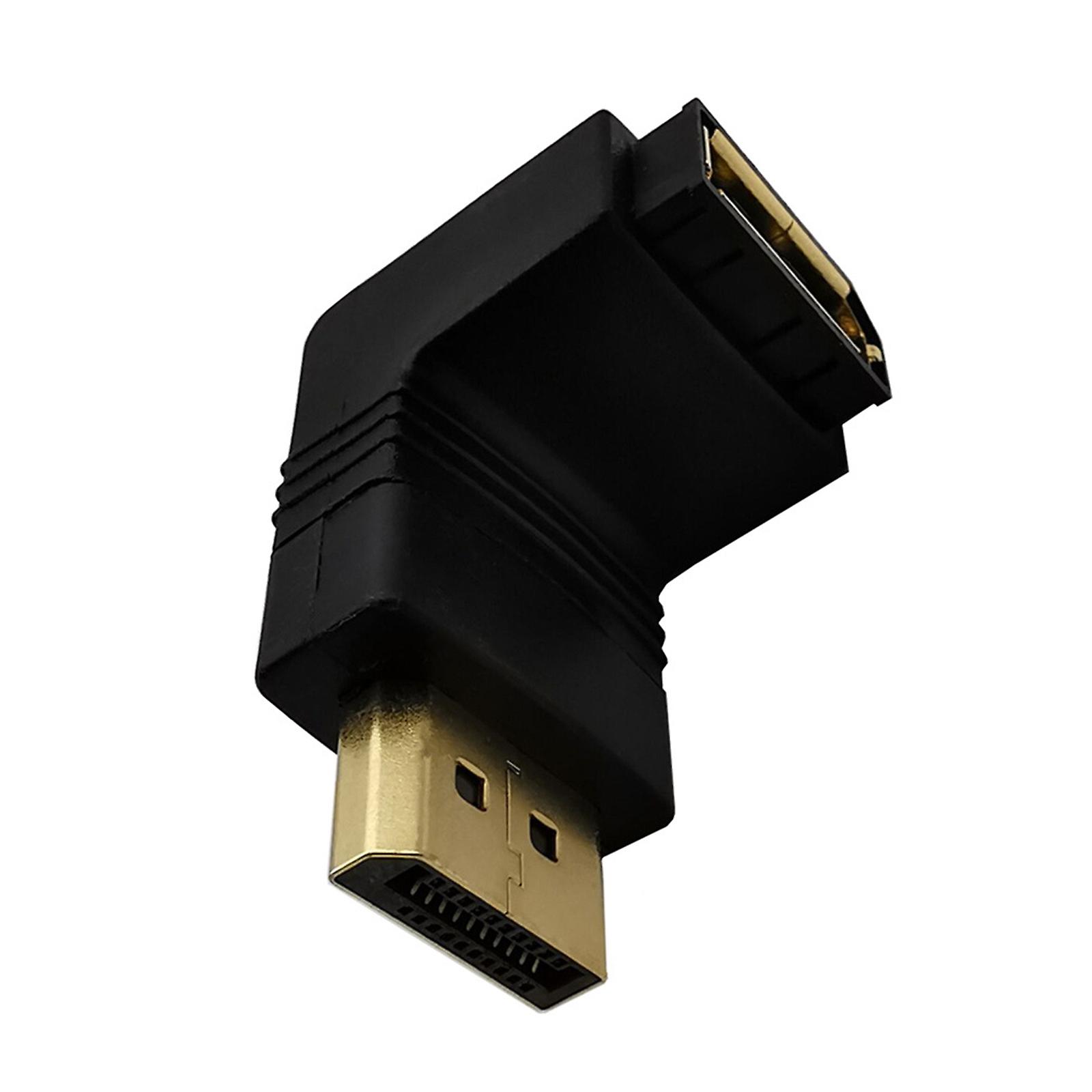 Extension Adapter DisplayPort 90 Male to Female Converter Portable ...
