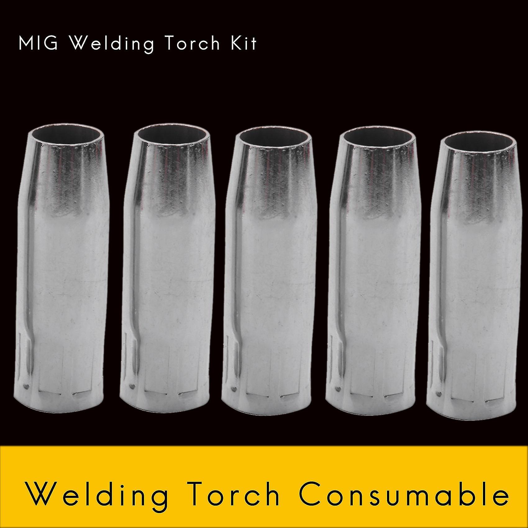 20pcs Nozzles Contact Tips Holders Mig Welder Consumable Accessory For 15ak Mb15 Mig Co2 Welding ...