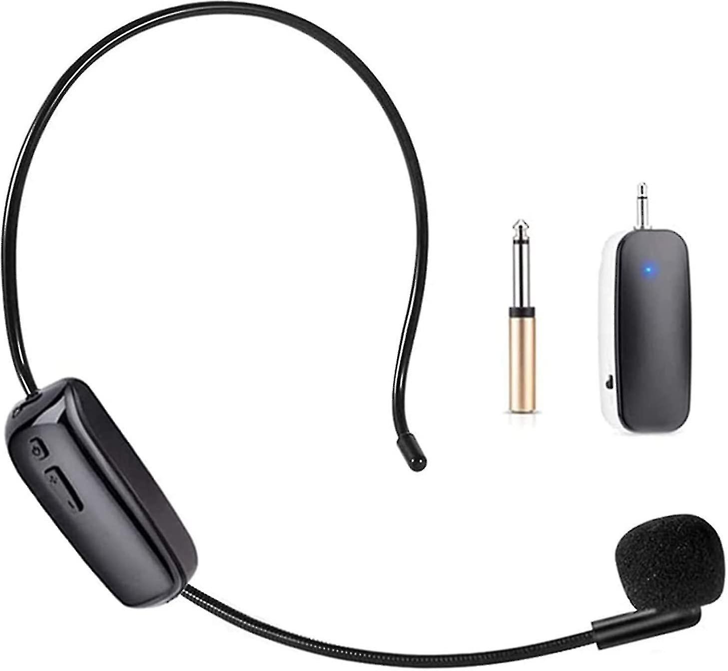 Wireless Microphone Headset, Uhf Wireless Mic Headset For Amplifier ...