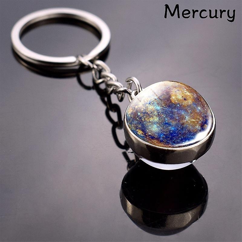 Luminous Moon Key Ring Solar System Planet Pendant Gift For Planet ...
