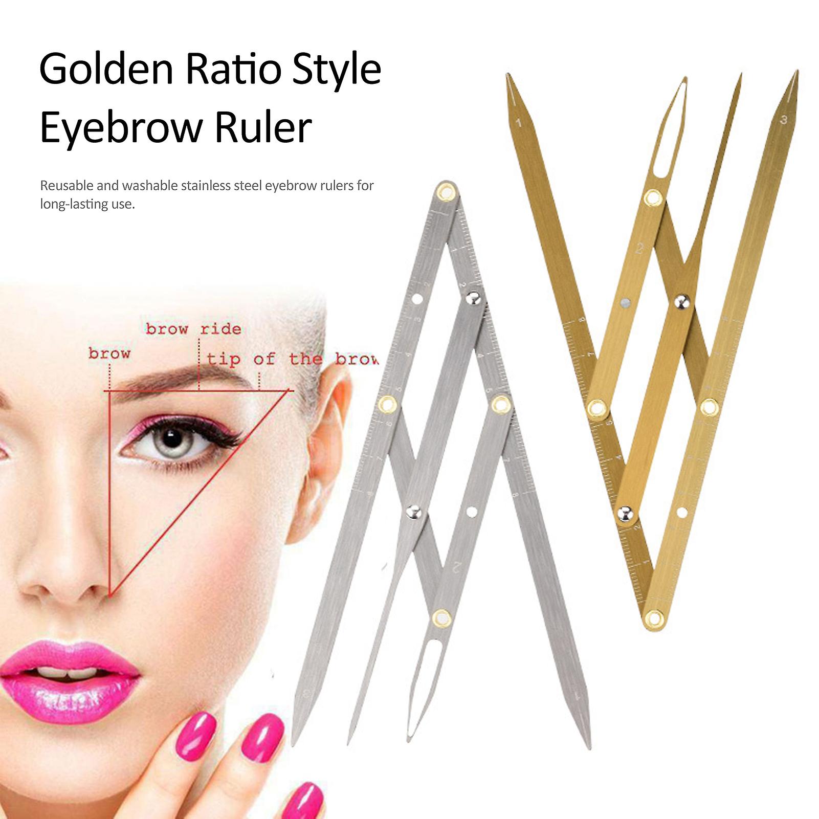 Tattoo Eyebrow Ruler Tattoos Scale 3 Point Positioning Balancing Ruler ...