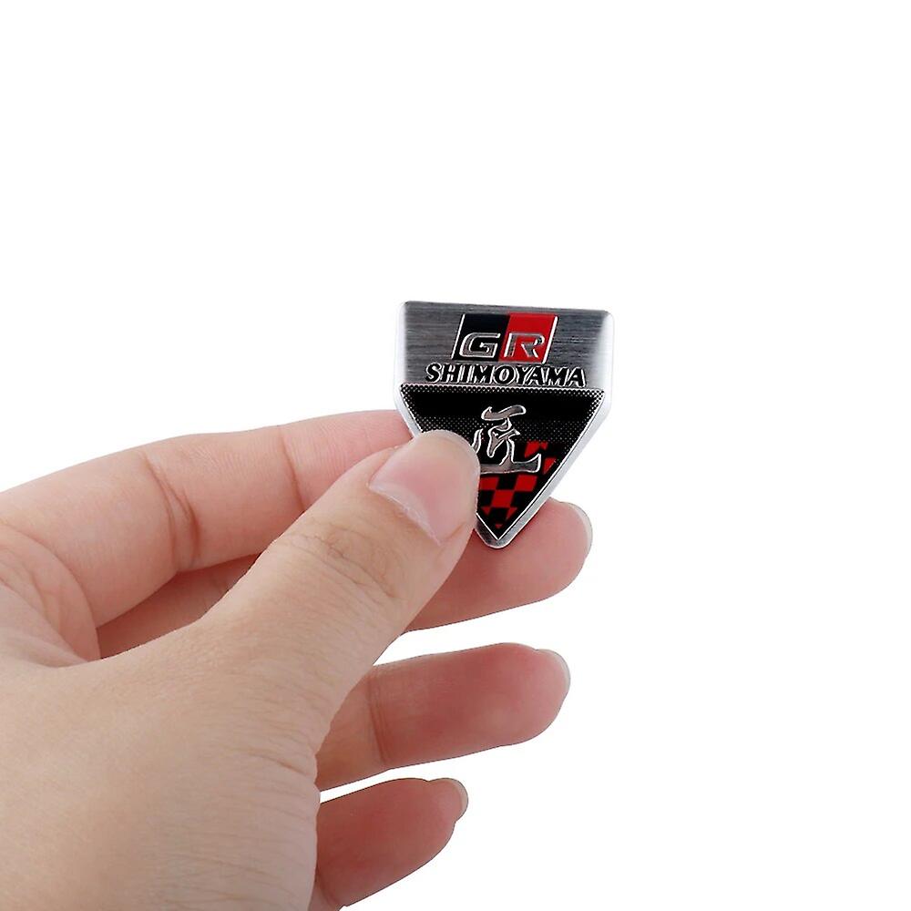 3D Aluminum GR SPORT Emblem GAZOO Racing Badge Auto Body Trunk Deccor ...