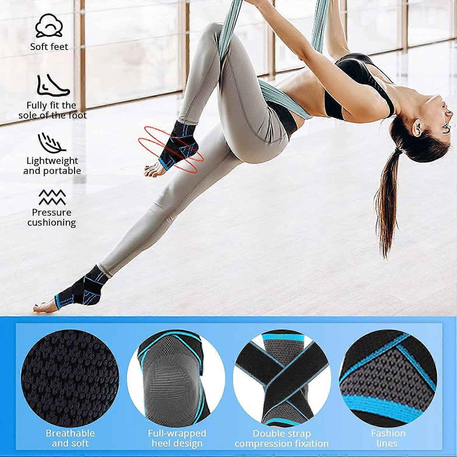 Attelle de cheville de sport en 2 parties (M), support de cheville pour ...