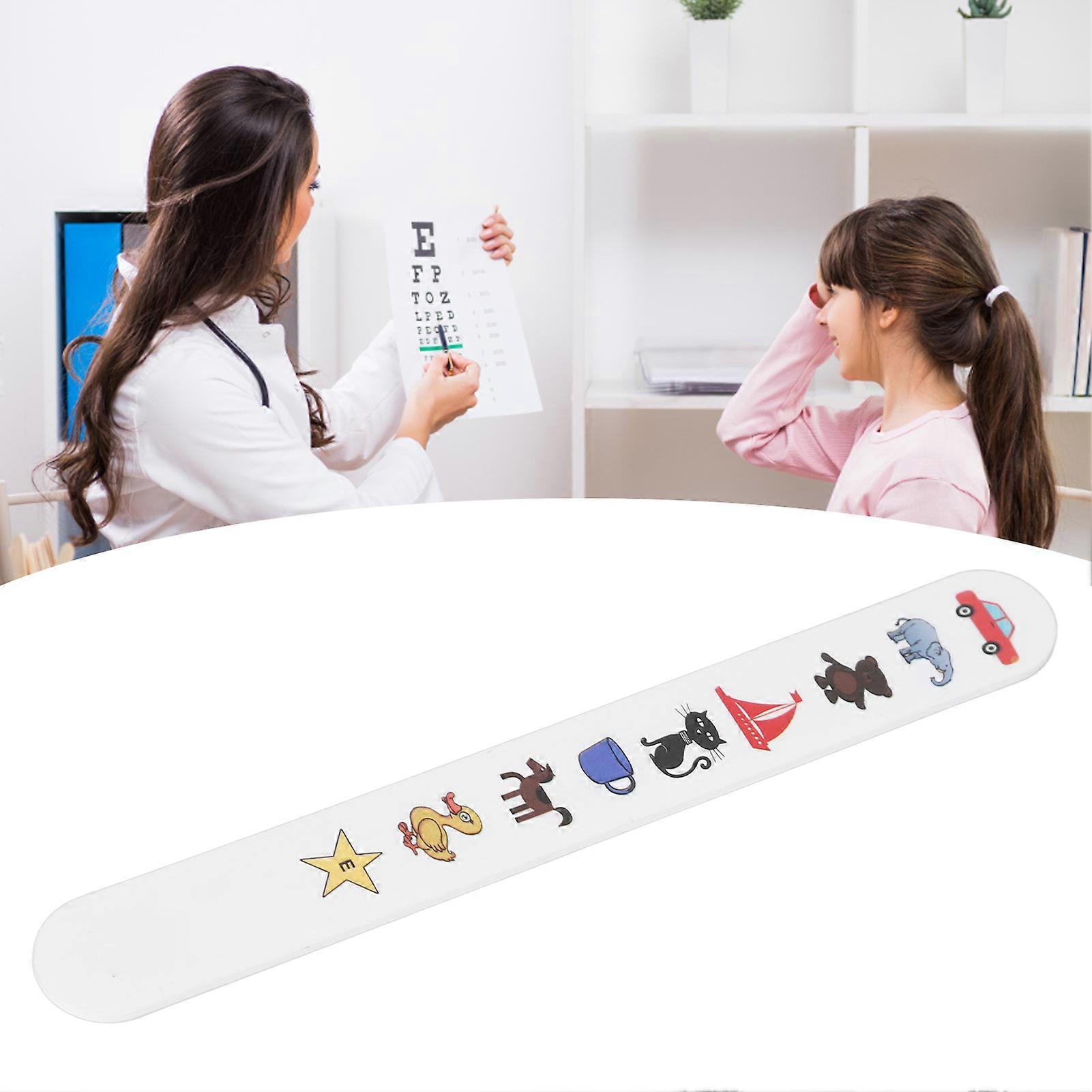 Kids Fixation Stick Vision Tester Clear Colorful Animal Patterns ...