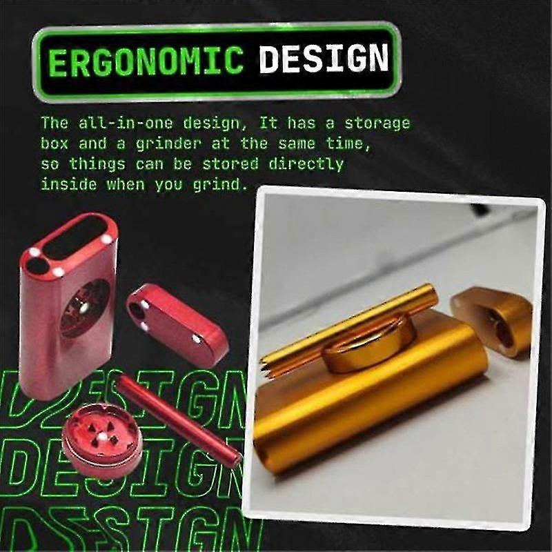 All-in-one Dugout Grinder Container Storage Case With Mini Grinder All ...