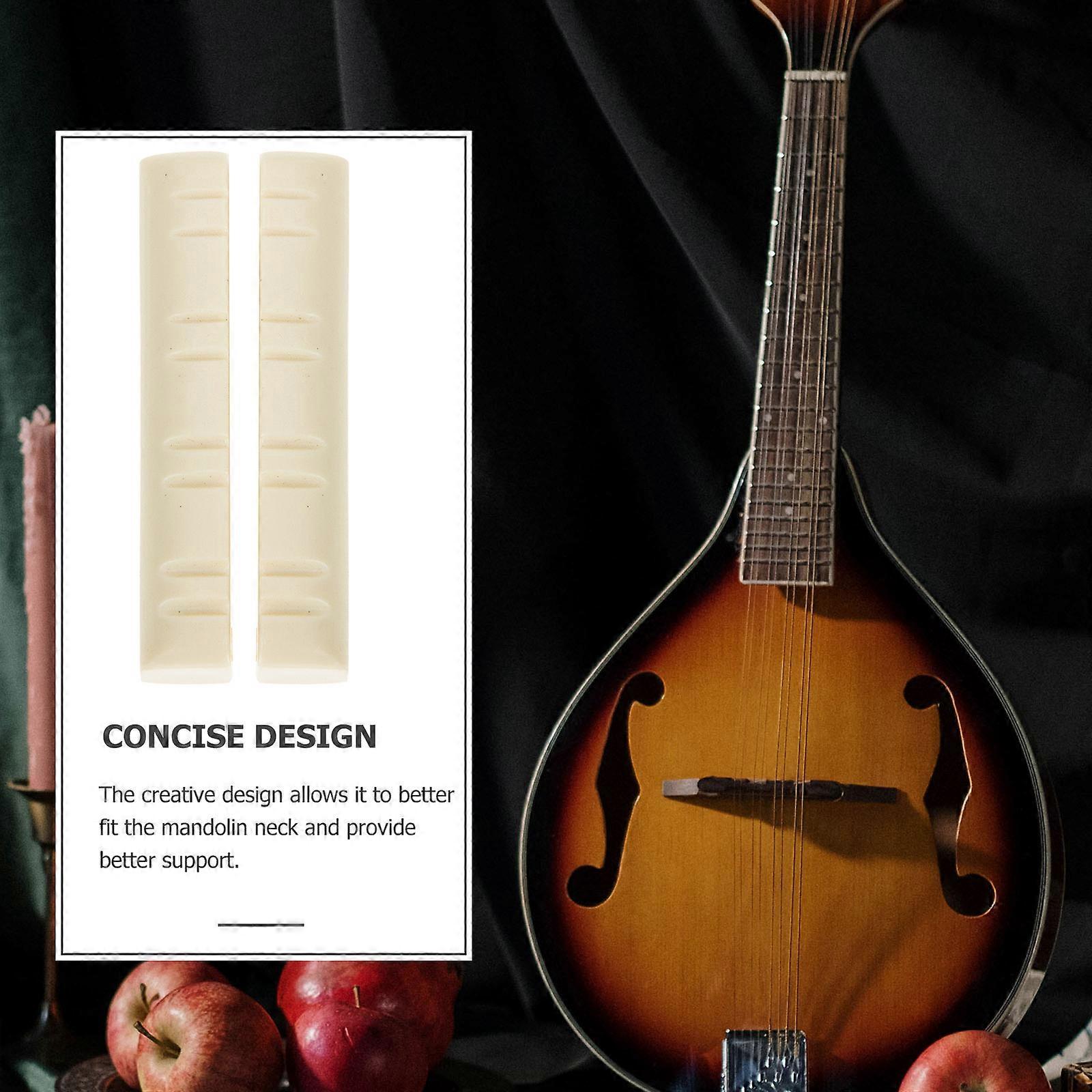 2Pcs Mandolin Necks Rest Practical Mandolin String Nuts Mandolin ...