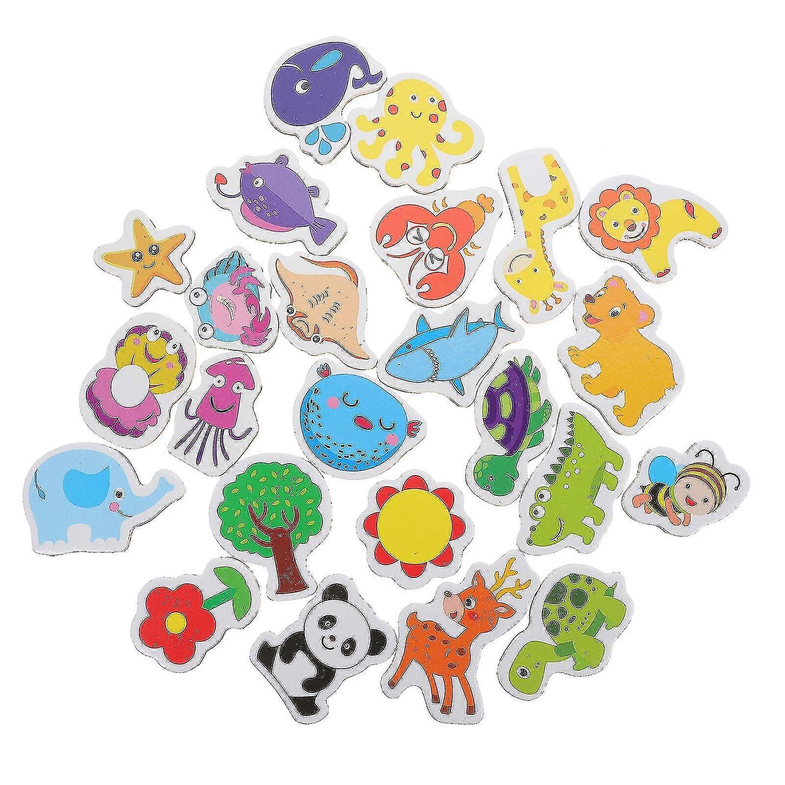 24 Pcs Kids Refrigerator Magnets Sea Creature Fridge Magnets ...
