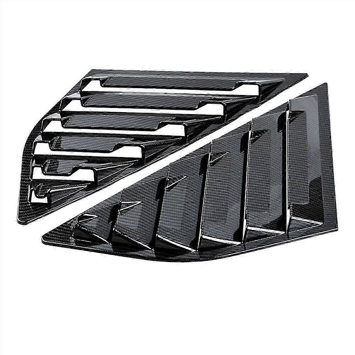 Rear Quarter Window Louvers compatible with Focus MK3 Hatchback 2012 ...