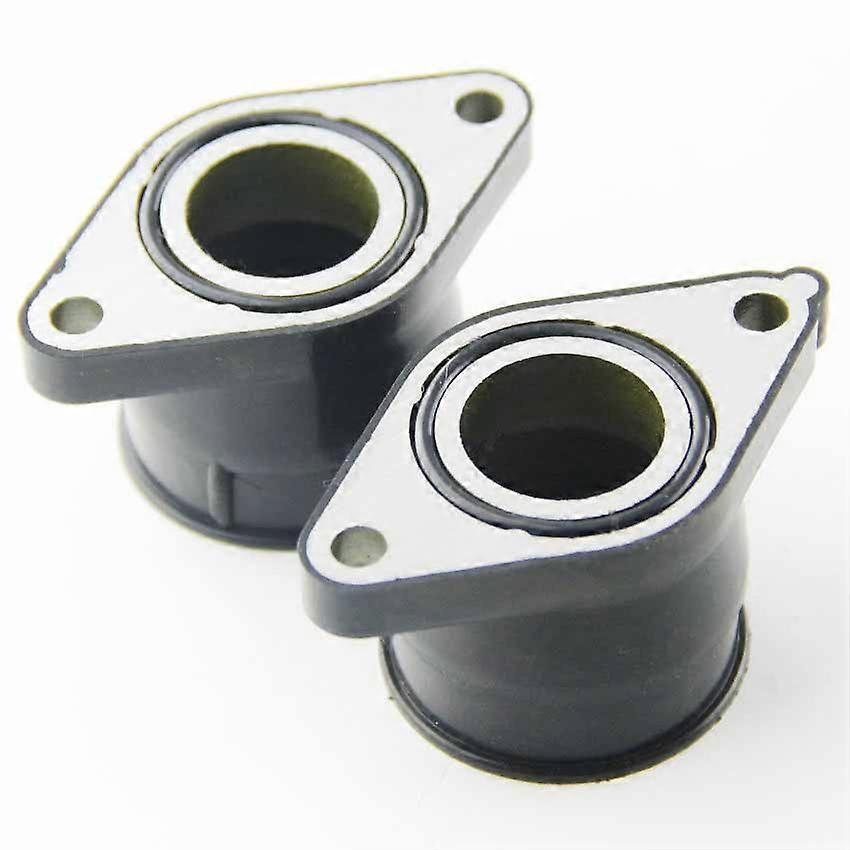 2Pcs Motorcycle Carburettor Interface Adapter Intake Manifold For ...