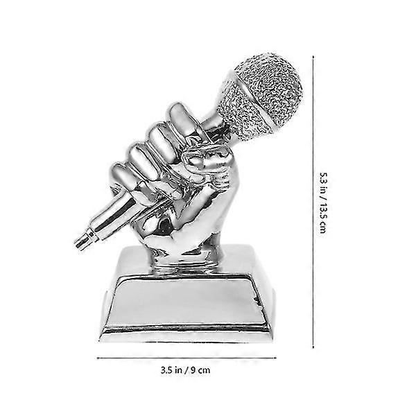 Microphone Trophy Students Singing Competition Host Contest Trophy ...