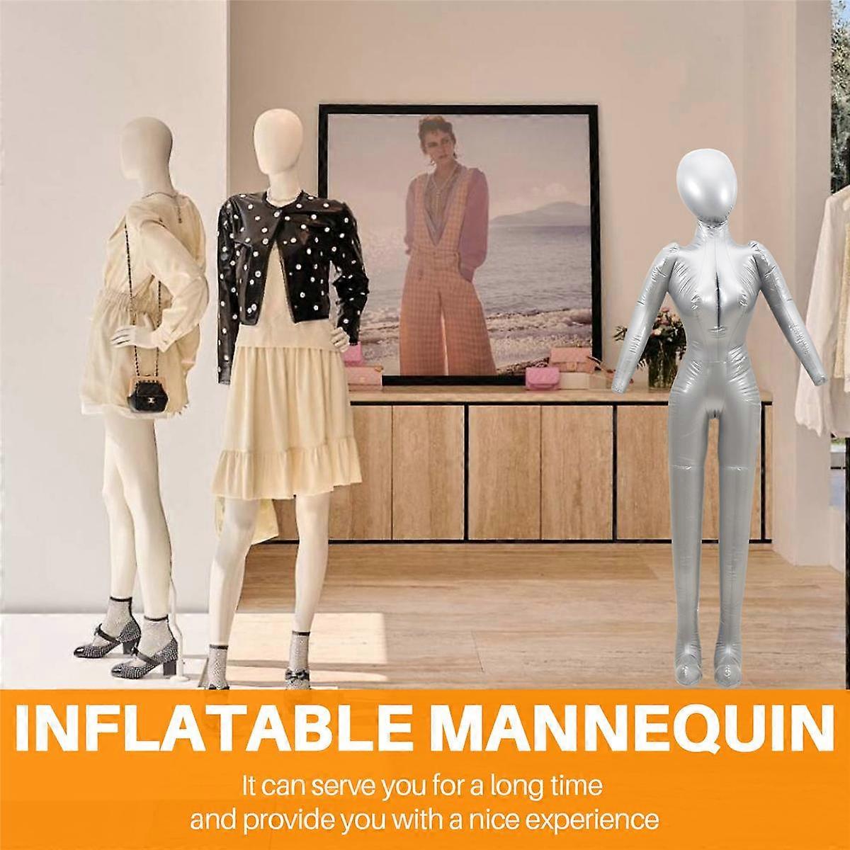 Inflatable Full Body Female Model with Arm Ladies Mannequin Window ...