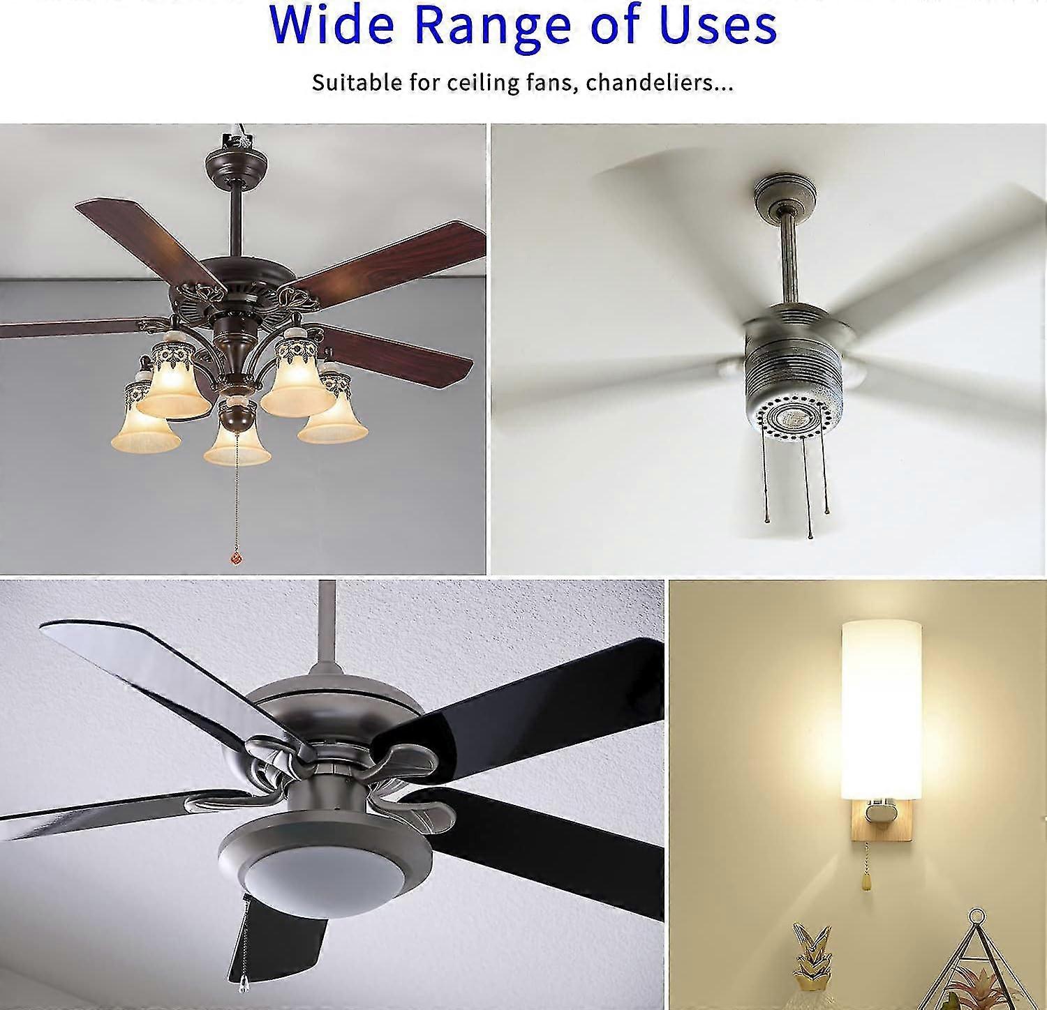 3-piece ceiling fan switch ceiling fan light switch zipper 3-speed ...