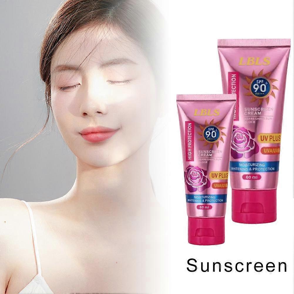 Waterproof SPF 90 Sunscreen Cream Skin Care for Facial Body Sunblock ...